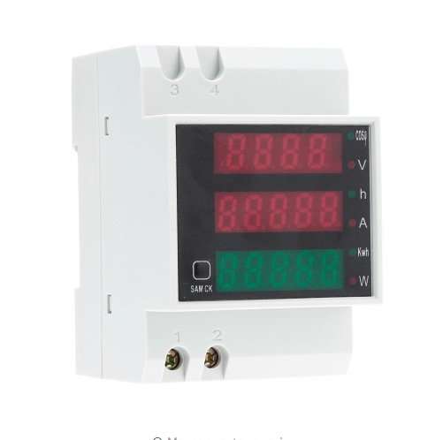 Narinco- NHS0831 D52-2047 DIN-rail Multi-function Digital Meter AC 80-300V 0-100A